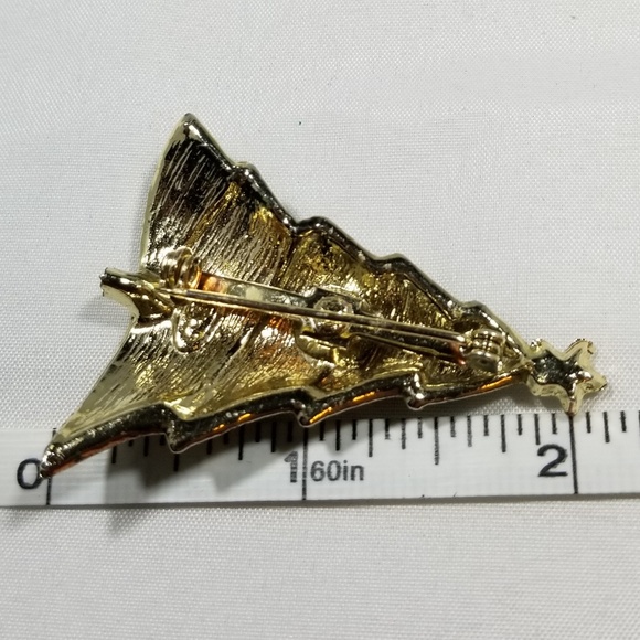 Jewelry | Vintage Custom Brooch Pin Jewelry Christmas Tree | Poshmark